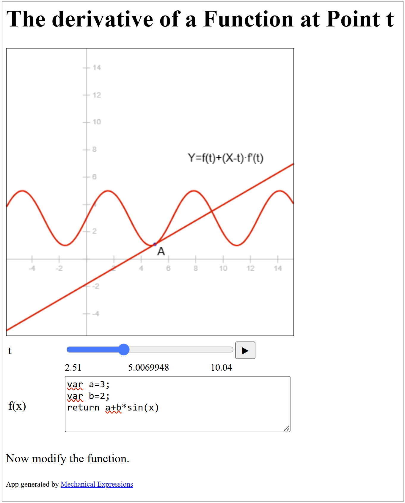 JavaScript Animated Applet